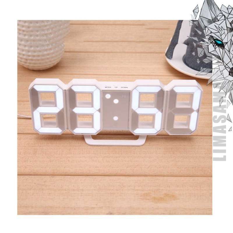 Jual Jam Meja Rangka Digital Angka Led Clock Alarm Kabel Usb Elegant ...