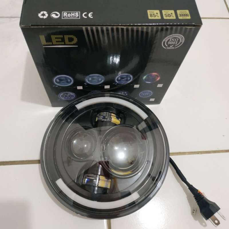 Promo Lampu Daymaker Led 7 Inch 4 Lensa 2 Warna High/low Terbaru 2024 ...