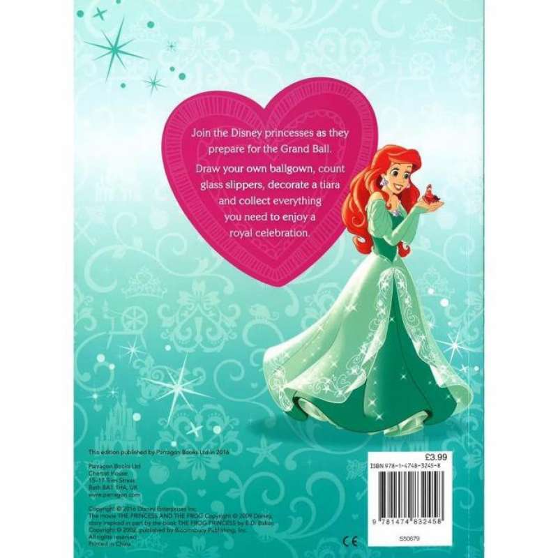 Promo Buku Disney Princess Grand Ball Activities Games And Puzzle ...