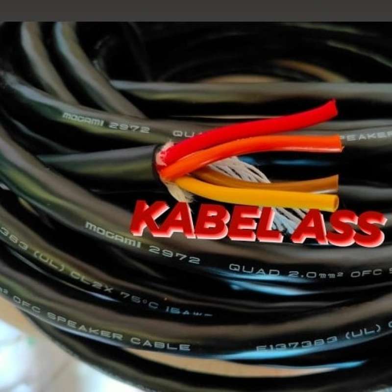 Promo Kabel Speaker Isi 4 X 2mm Mogami 2972 Diskon 23% Di Seller Ryoma ...