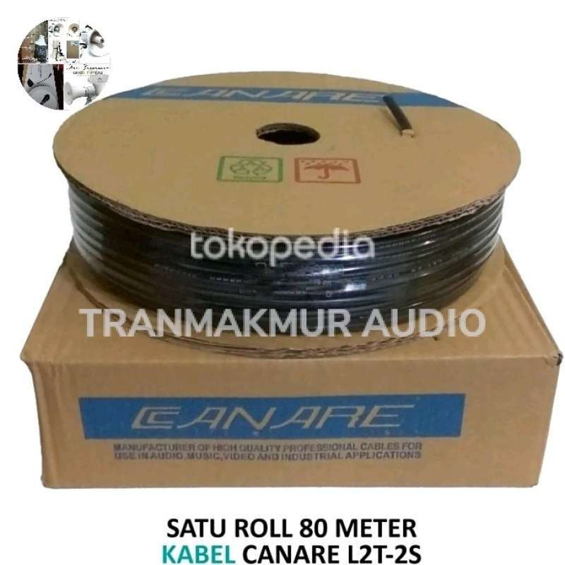 Promo Kabel Audio Stereo / Kabel Microphone Canare L2t-2s (80m/80 Meter ...