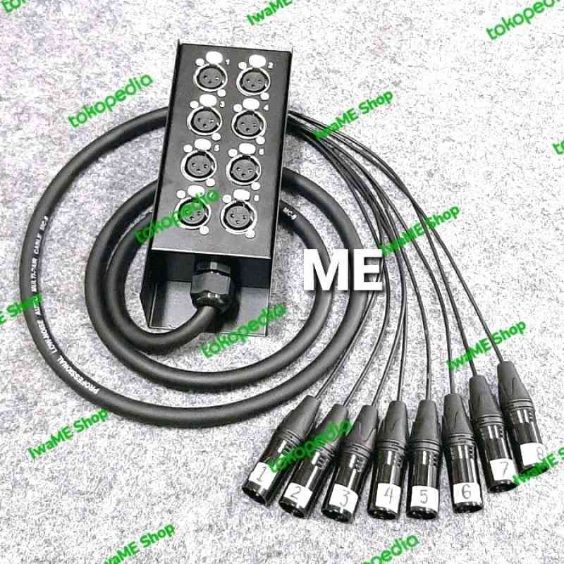 Promo Snake Cable 8ch 50m Kabel Snake 8 Ch Komplit Pluss Box 50m Diskon ...