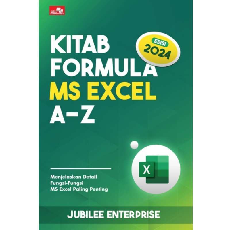 Promo Buku Kitab Formula Microsoft Excel A Z Edisi 2024 Oleh Jubilee E Diskon 23 Di Seller 8007