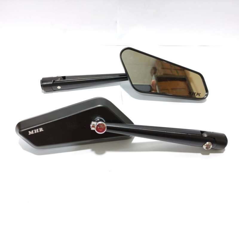 Promo Spion Model Circuit Riderich Full Cnc Hitam Kaca Biru Universal ...