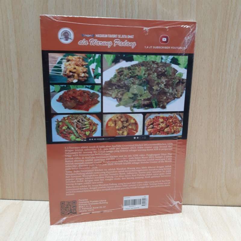 Promo Buku Resep Masakan Favorit Sejuta Umat Ala Warung Padang. Diskon ...