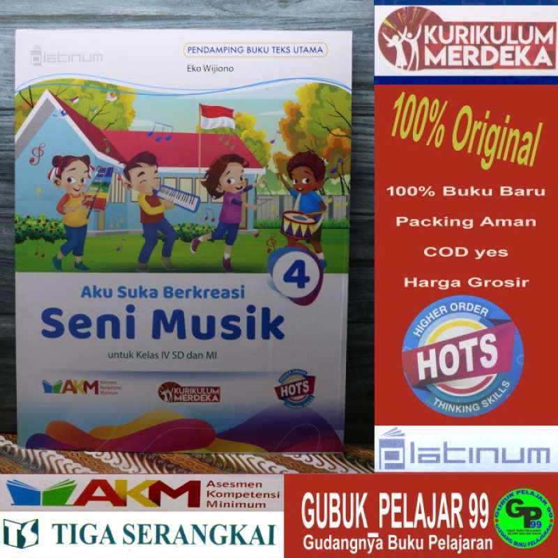 Promo Aku Suka Berkreasi Seni Musik Kelas 4 Sd/mi Kurikulum Merdeka Platinum Pt Tiga Serangkai ...