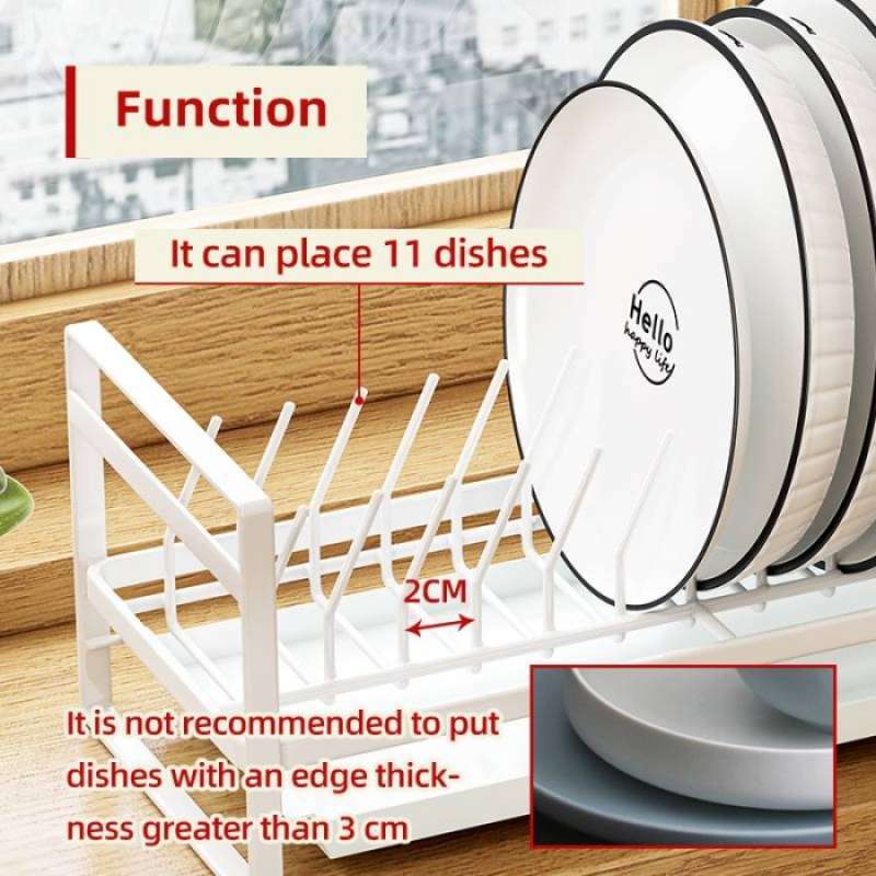 Jual Aiko Rak Piring Mangkok Gelas Perapih Dapur Kitchen Organiser Di ...