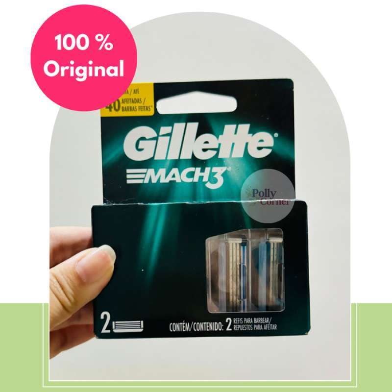 Jual Gillette Mach 3 Refill - Isi 2 Ori Import Di Seller Aghanim ...