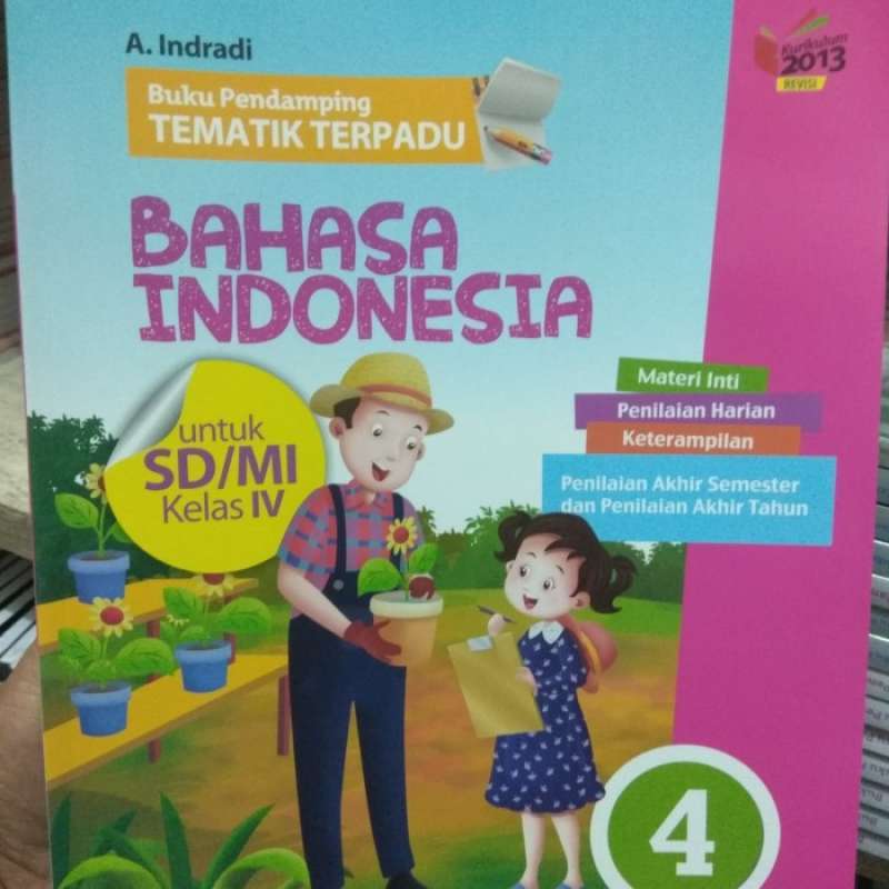 Promo Buku Pendamping Tematik Terpadu Bahasa Indonesia Kelas 4 Sd 2013 Diskon 23% Di Seller ...
