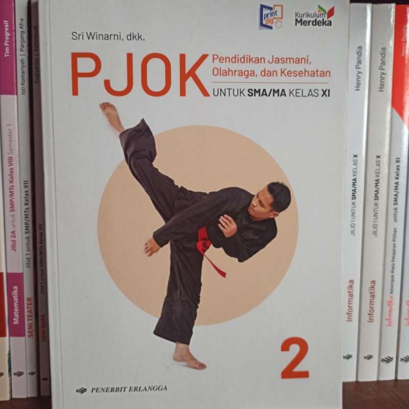 Promo Buku Pjok Kelas 2 11 Xi Sma Erlangga Kurikulum Merdeka Diskon 23% Di Seller Zawaru Store ...