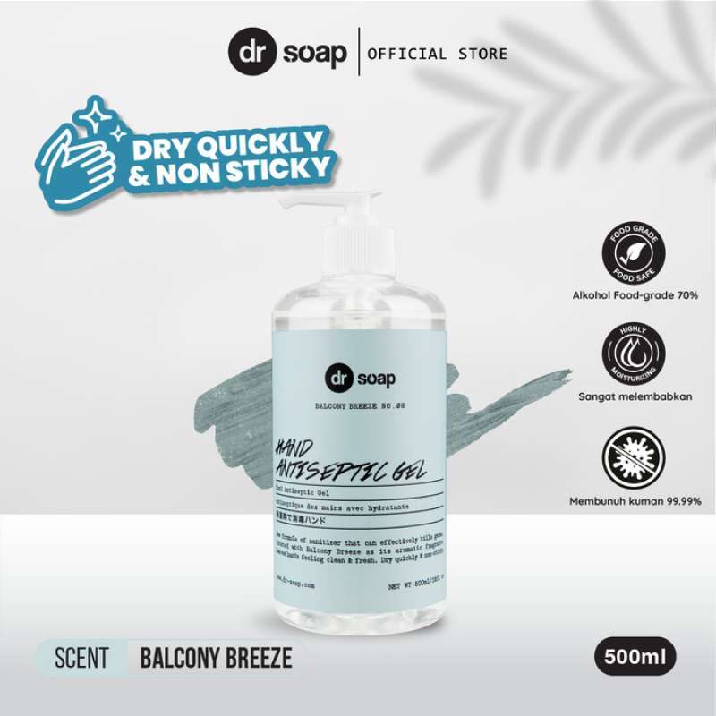 Jual Dr Soap Hand Antiseptic Gel Balcony Breeze 500ml Di Seller Suzuka ...