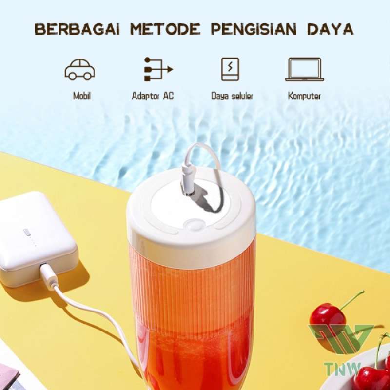 Promo Juice Blender Portabel Mini Blender Buah Pisau 6 Juicer Botol ...