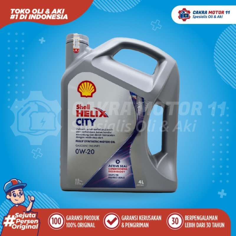 Promo Shell Helix City 0w20 Sp 4lt Sale Diskon 21% Di Seller Mastaera ...