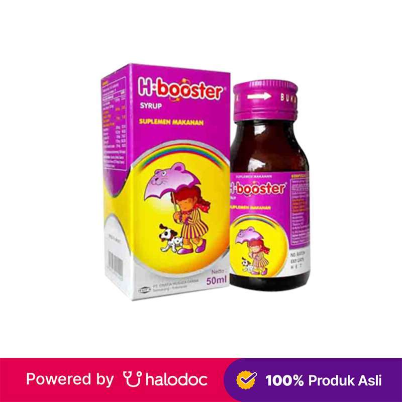 Jual H-booster Syrup 50ml Di Seller Apotek Afiat Binarum - Kebon Pedes ...