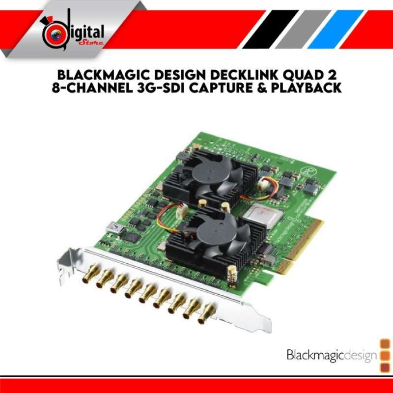 Promo Blackmagic Design Decklink Quad 2 8- 3g-sdi Capture & Playback Diskon 23% Di Seller ...