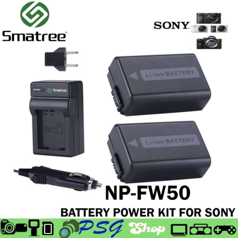 Promo Smatree Battery Fw50 For A500 A5100 A6000 A7 Baterai Diskon 23% Di Seller Mettaria Store ...