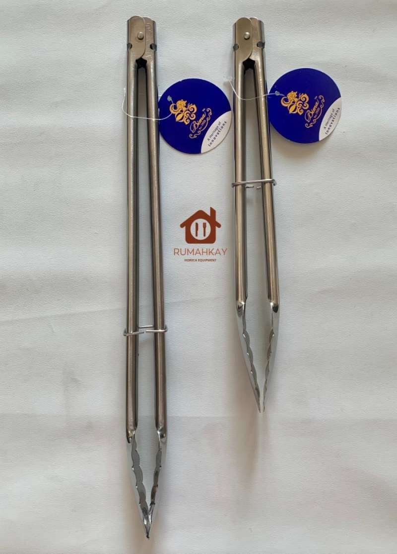 Promo Bima Kitchen Tong / Capitan Makanan Stainless Steel Tebal Inox ...