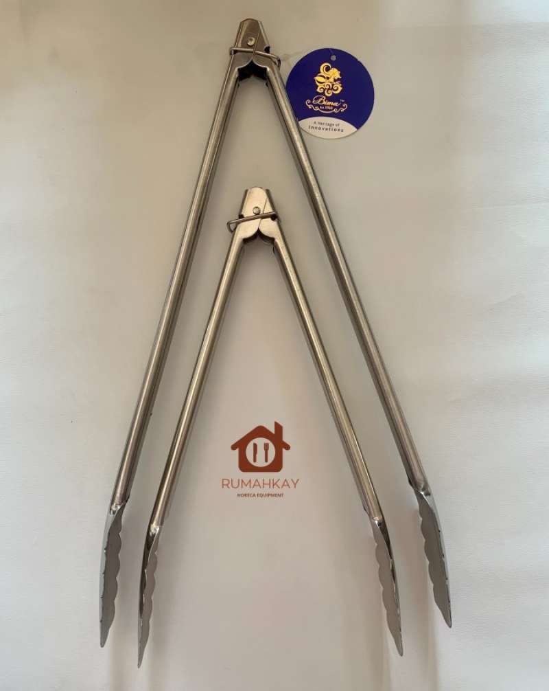 Promo Bima Kitchen Tong / Capitan Makanan Stainless Steel Tebal Inox ...