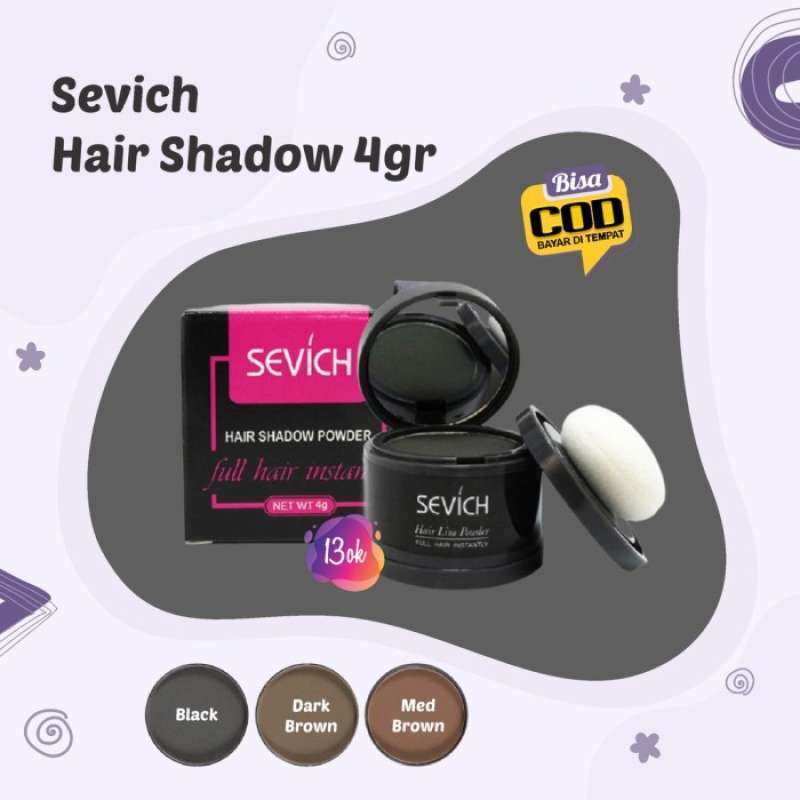 Jual Sevich Hair Shadow Powder Penutup Uban Pewarna Rambut Putih ...
