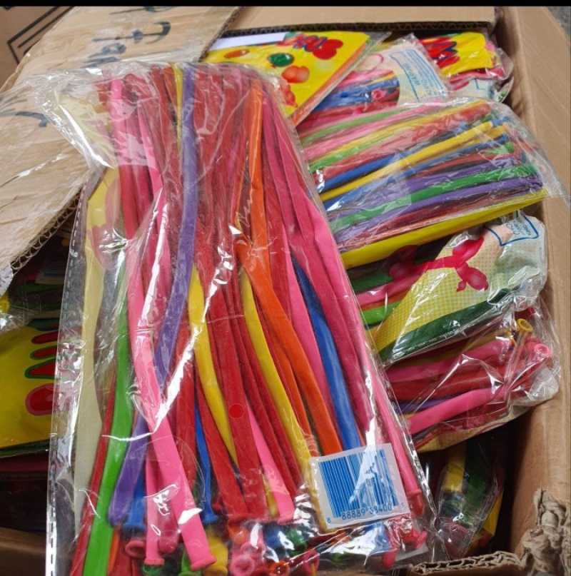 Jual Balon Pentil Besar Mix 100 Pcs / Balon Twist /panjang /cacing ...