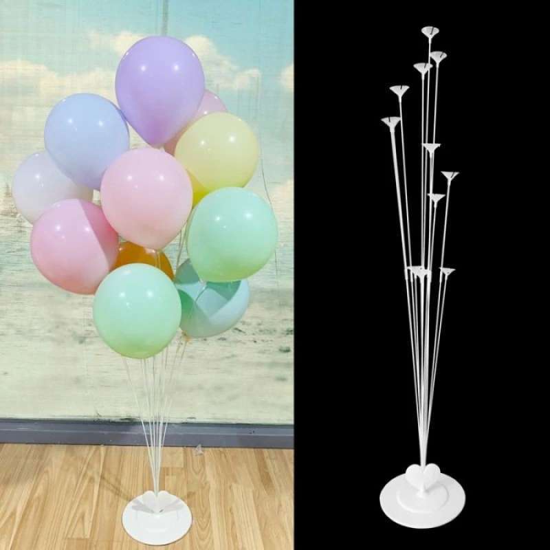 Jual Standing Balon 11 Cabang Ukuran 1 Meter Tiang Meja Stik 10 In 1 ...