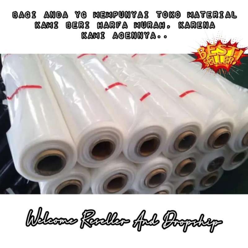 Jual Plastik Cor Bening Pe Platik Bangunan 1m X 100 Meter - Harga Per ...