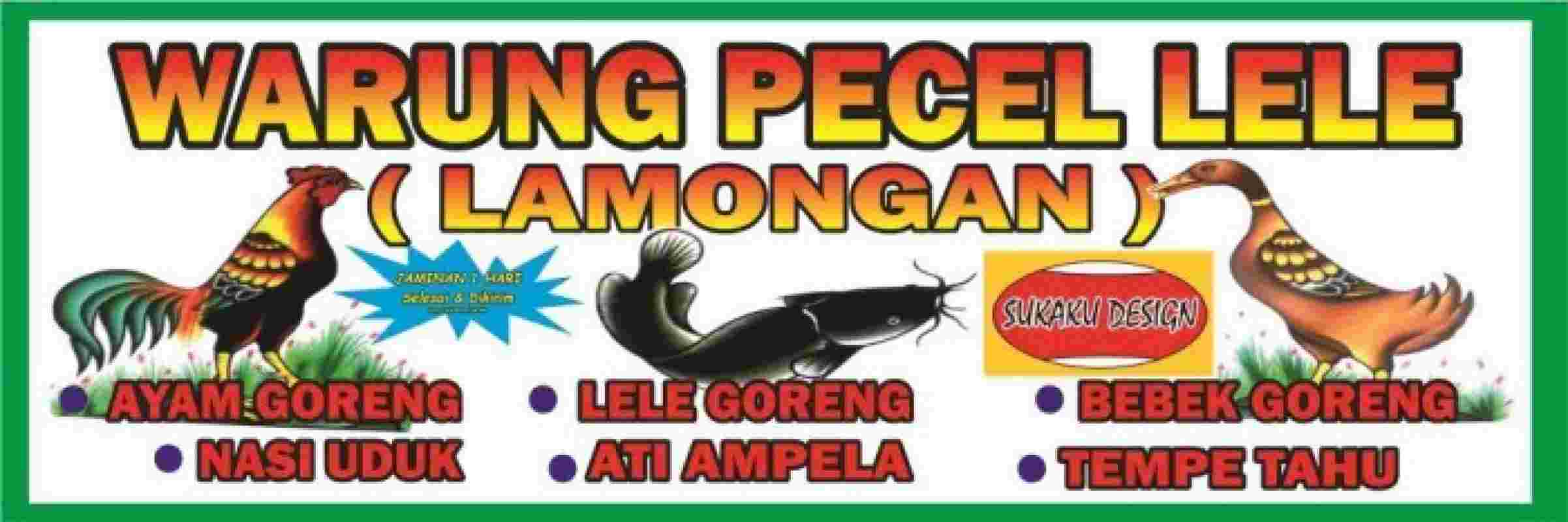 Jual Spanduk / Banner Usaha Pecel Lele 3 X 1 Meter - 2x1 Di Seller ...