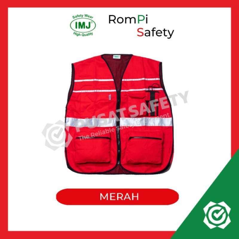 Jual Rompi Safety / Rompi Kerja Scotlight 3m / Rompi Kombinasi - Orange ...