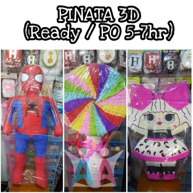Jual Pinata 3d Little Pony Cars Frozen Doraemon Tayo Di Seller Raindrop ...