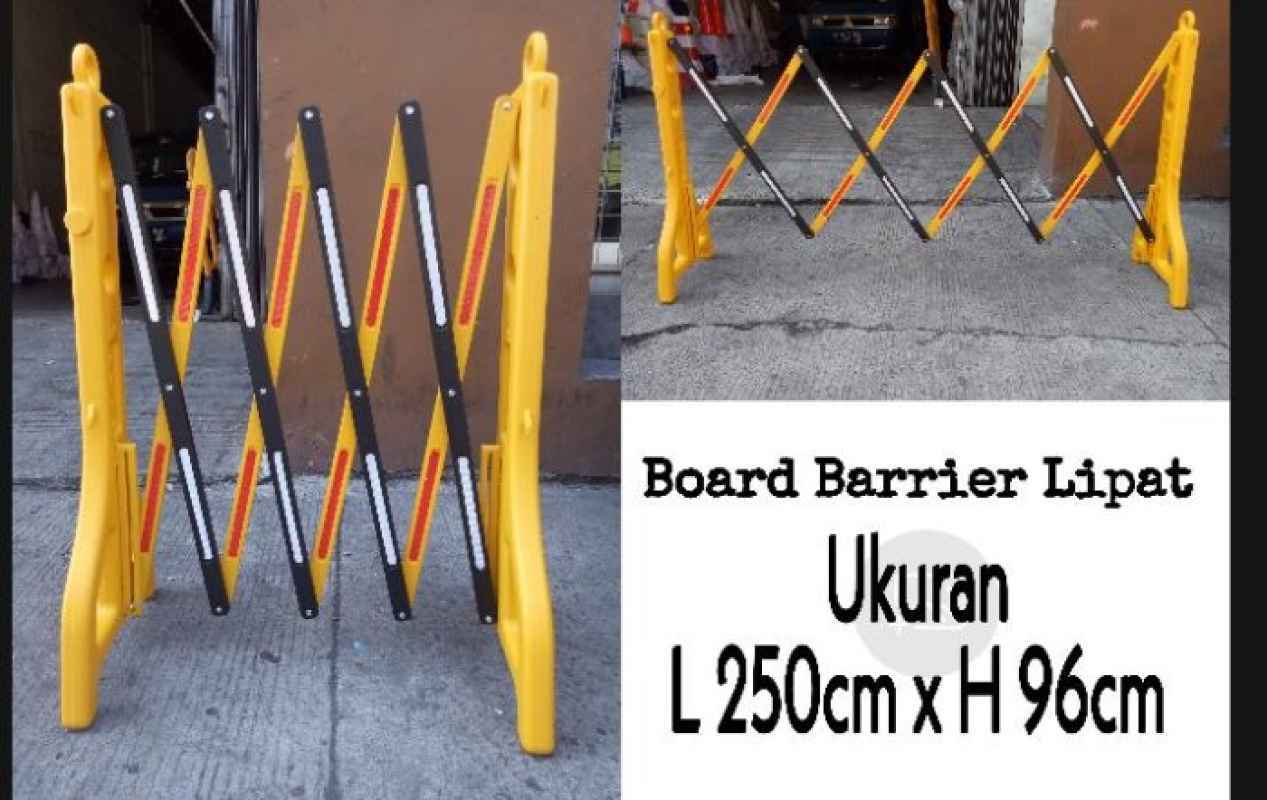 Jual Expandable Barrier Plastik Safety Pagar Pembatas Jalan Di Seller ...