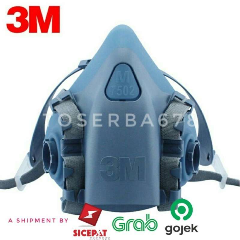 Jual Masker 3m 7502 Respirator Original | Body Masker Respirator 3m 7502 Di Seller Yama ...