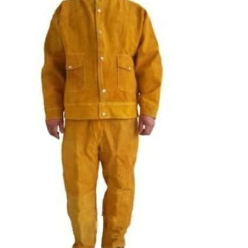 Jual Jaket Las Kulit Asli Safety Welding Lengkap 1 Sheet Di Seller ...