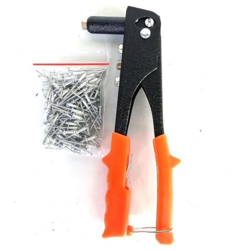 Jual Tang Rivet Camel Bundling Paku Rivet 50pcs Paket Tang Rivet Dan ...