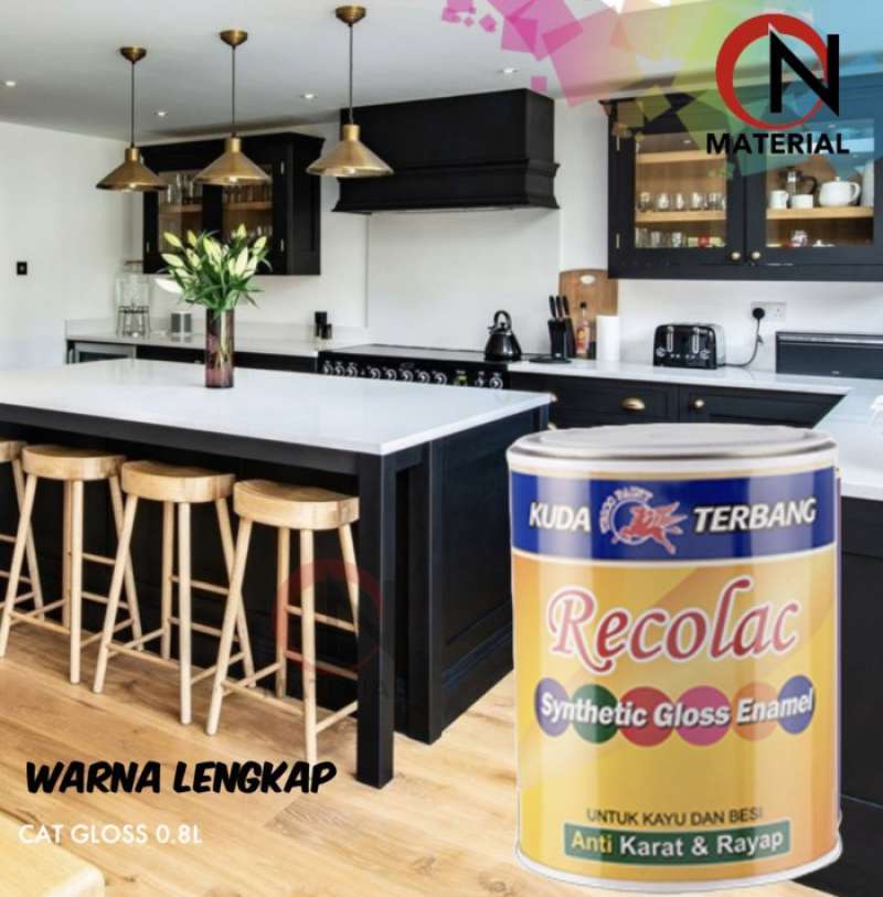 Jual Cat Kayu Besi Kuda Terbang Recolac 1kg Warna Di Seller Raindrop ...