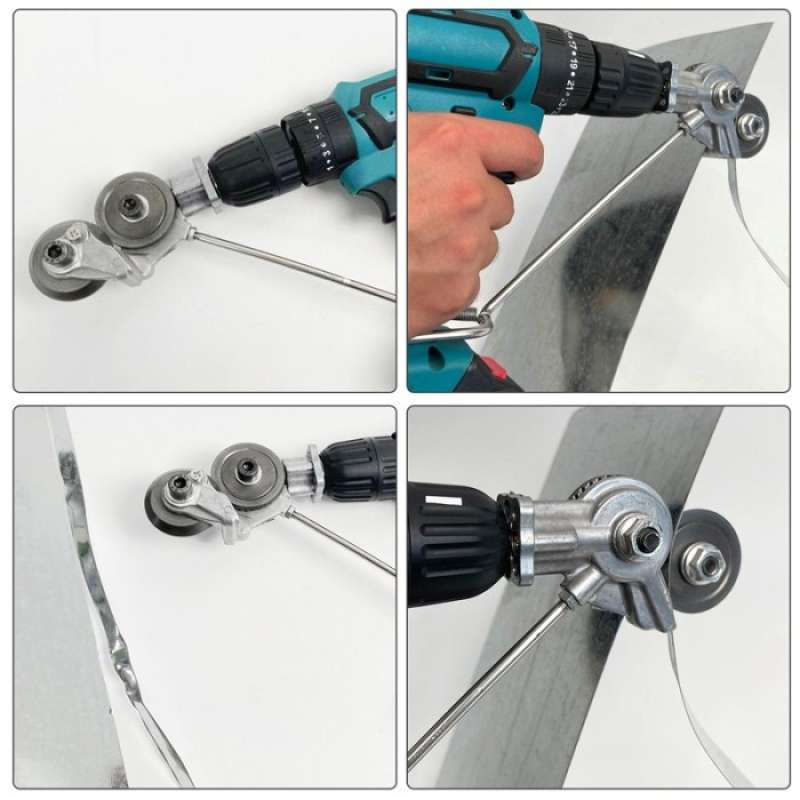Jual Adapter Drill Plate Cutter Adaptor Bor Jadi Alat Potong Gunting ...