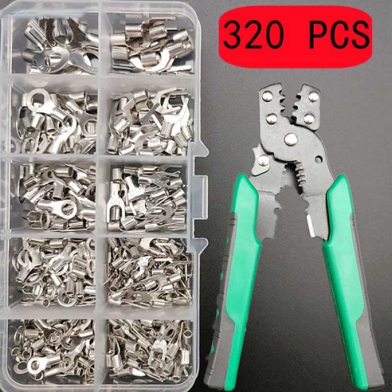 Jual Crimping Tool Kit Tang Potong Kabel + 320pcs Skun Kabel Listrik Di ...