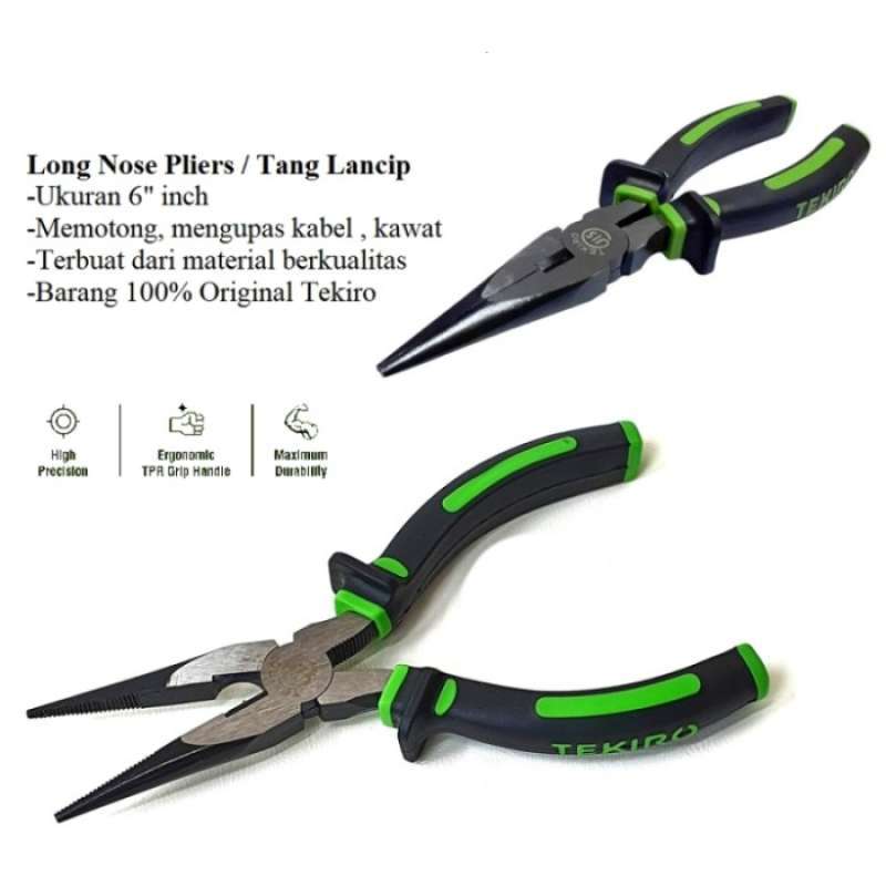 Jual Tekiro Tang Lancip 8 Inch - Long Nose Pliers - 6 Di Seller Aghanim - Cengkareng Timur, Kota ...