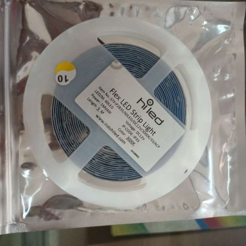 Jual Hiled Led Strip 2835/60 Ip33 Dc12v 8w/meter - 2700k Di Seller ...