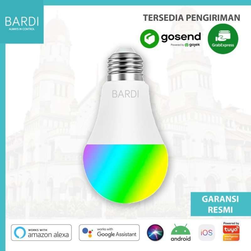 Jual Bardi Smart Light Bulb Rgbww 12w Wifi Wireless Iot - 9w Di Seller ...