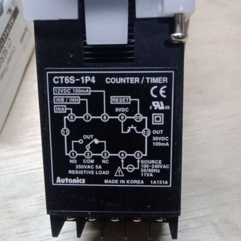 Jual Counter/timer Autonics Ct6s-1p4/ct6s-1p4 Autonics Original Di ...