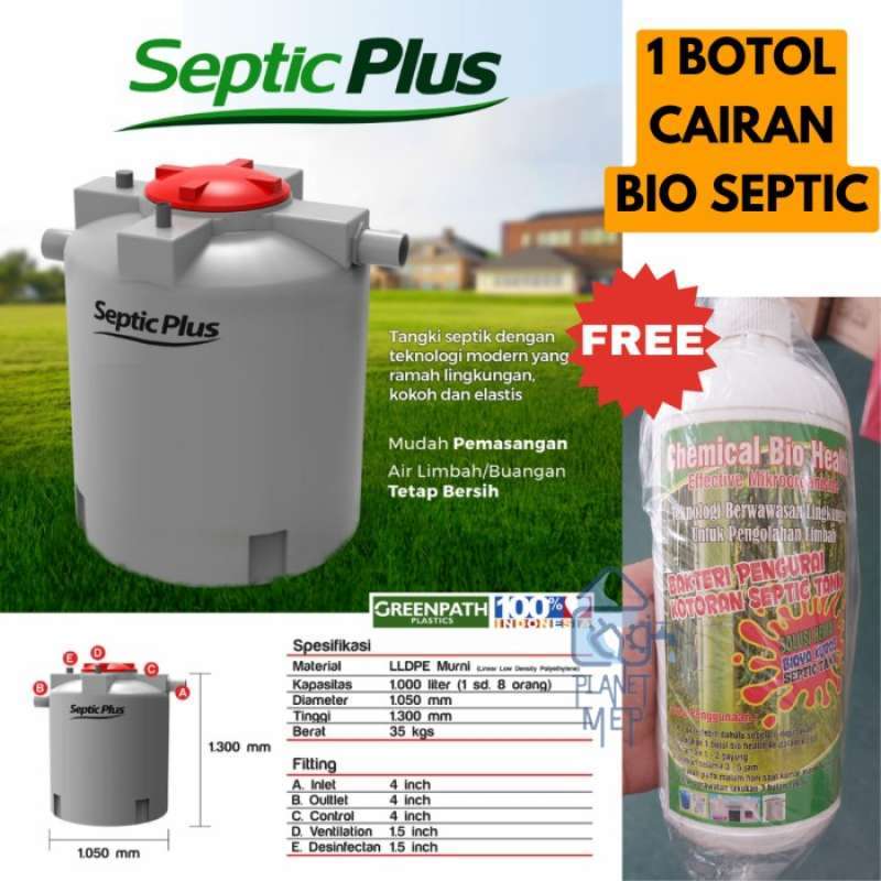 Jual Septic Plus Tangki Septic Tank 1000l / Tandon Di Seller Yama ...