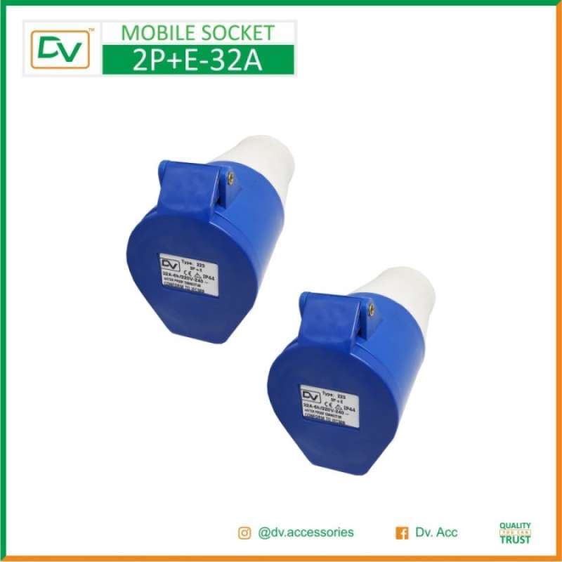 Jual Mobile Socket 2p+e 32a / 3pin 32a / Dms-2p+e-32a Di Seller Aghanim ...