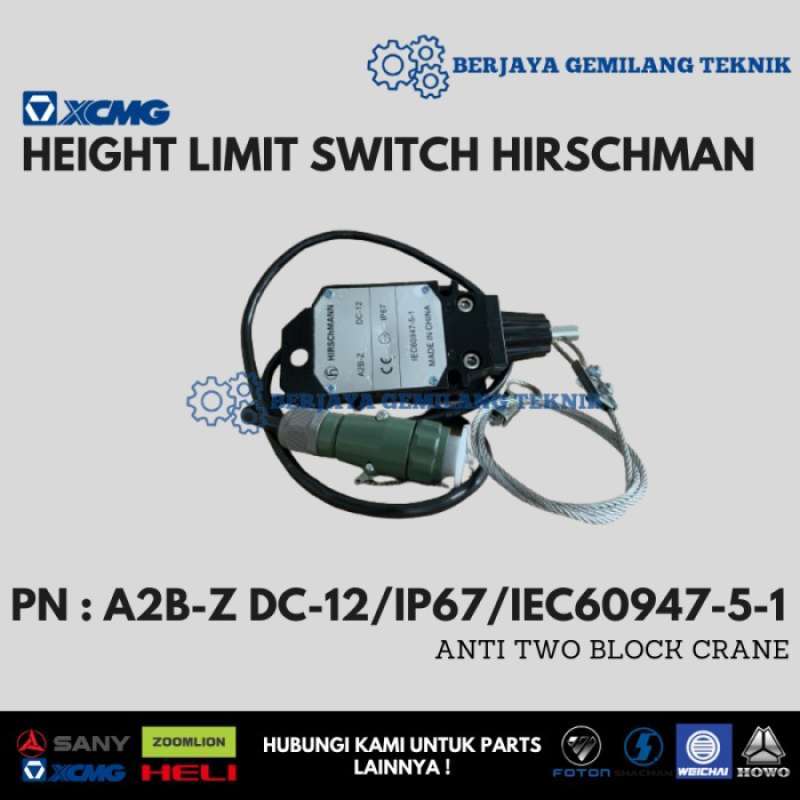 Jual Height Limit Switch Hirschman Atb Anti Two Block Crane Xcmg Di ...