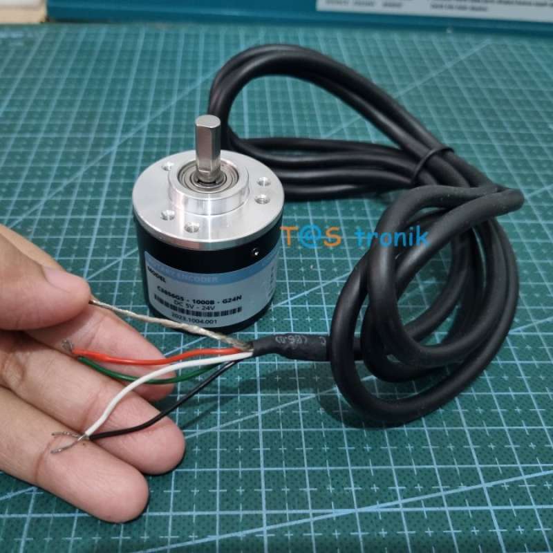Jual Rotary Encoder 1000p 5-24v 1000 Pulse Encoder Ab Phase Incremental ...
