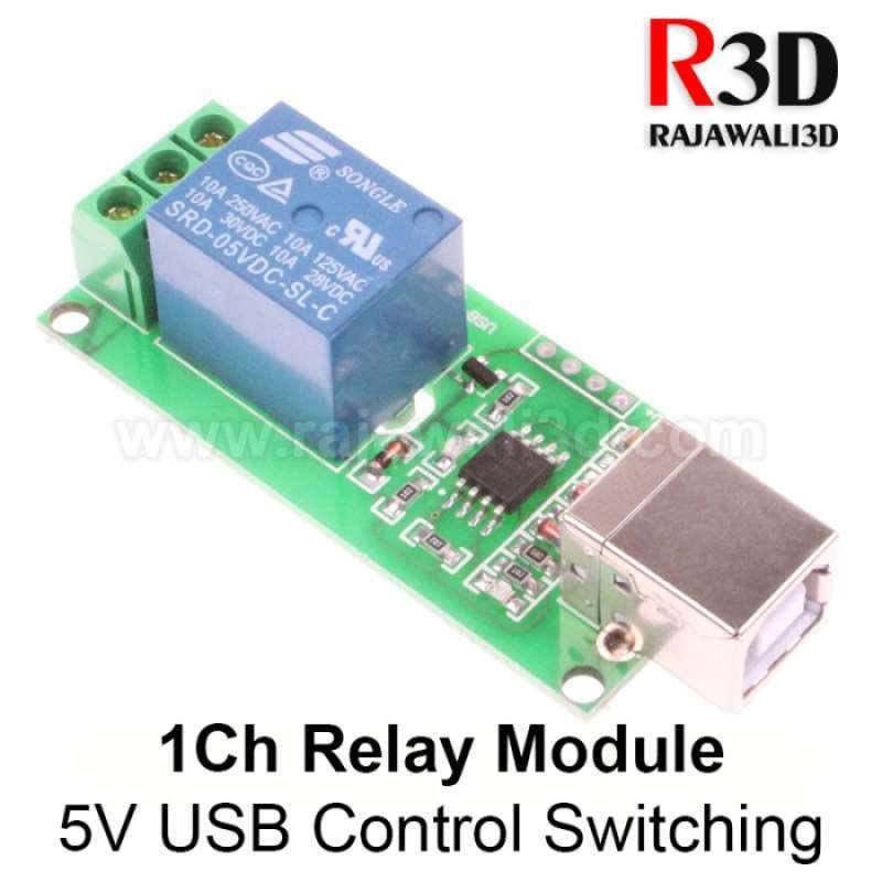 Jual Relay 1 Channel 5v Module Non-drive Usb Control Switching Di ...