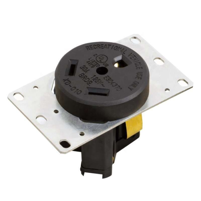 Jual Black Nema 6-50r 50a 3 Pole Industrial Socket Generator Control ...