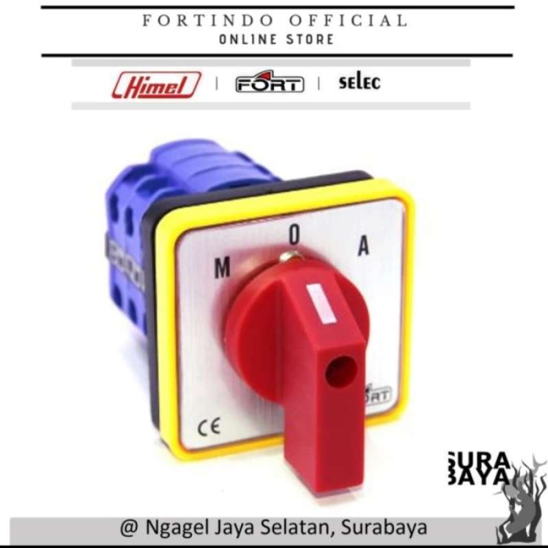 Jual Selector Switch / Rotary Switch Sft20-3-1 (auto Off Manual) 1p ...