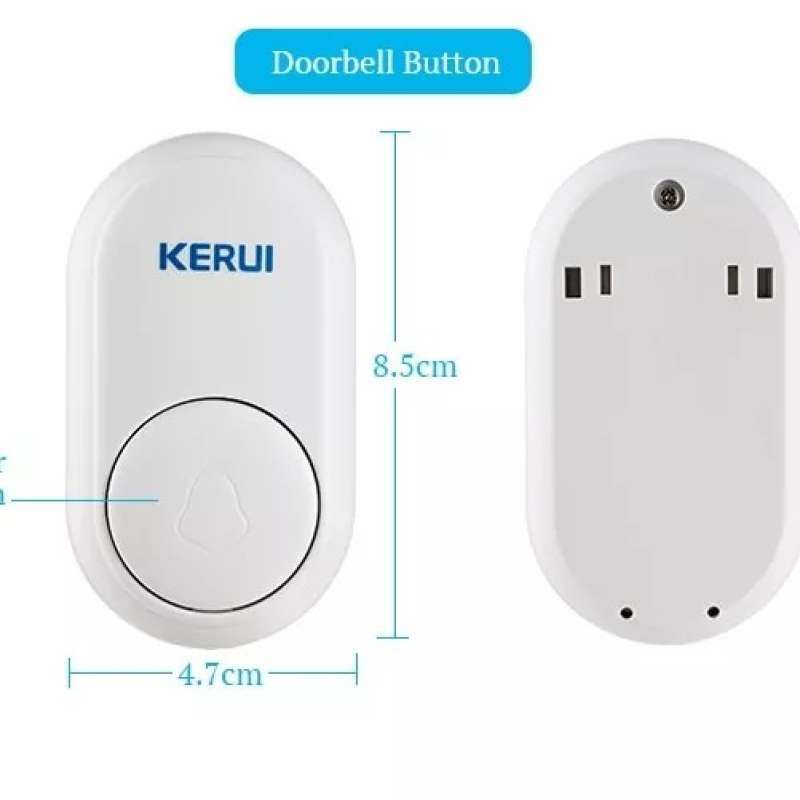 Jual Bel Rumah Wireless Bell Pintu Kerui M518 Doorbell Bel Tanpa ...