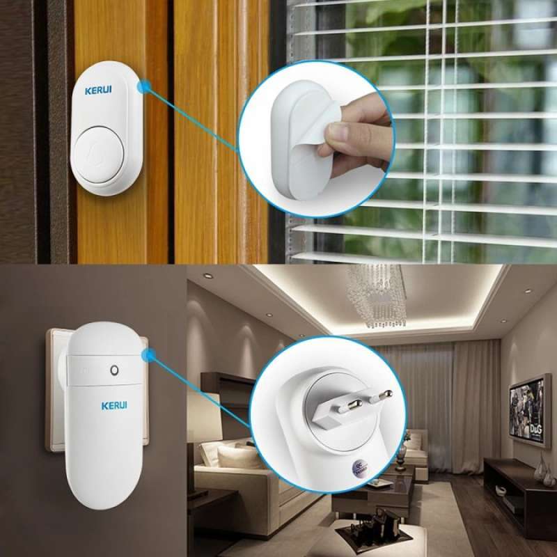 Jual Bel Rumah Wireless Bell Pintu Kerui M518 Doorbell Bel Tanpa ...