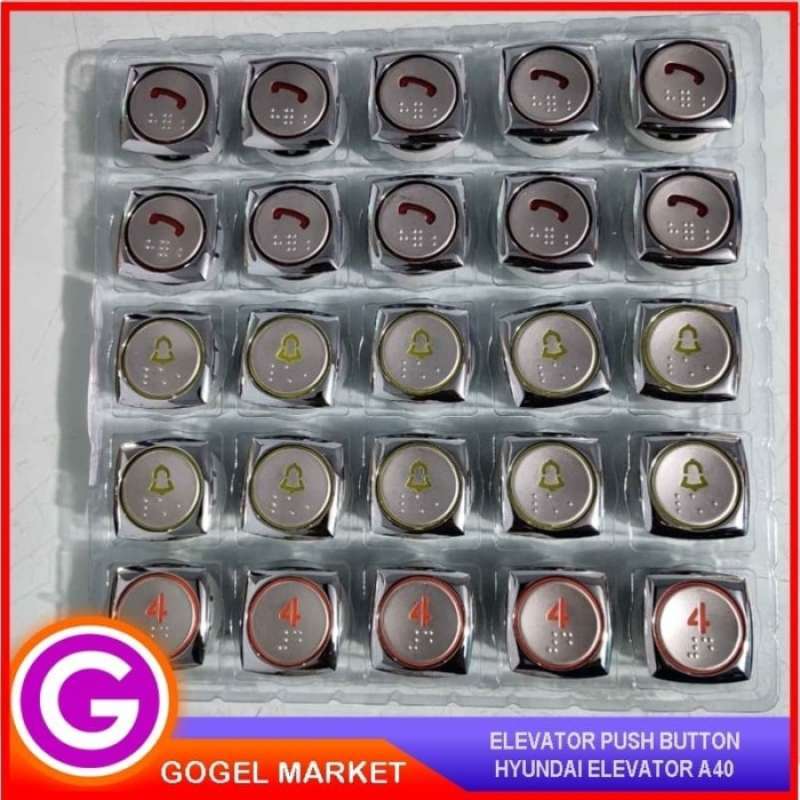 Jual Tombol Lift Hyundai/ Elevator Push Button Lift - Bell Di Seller ...